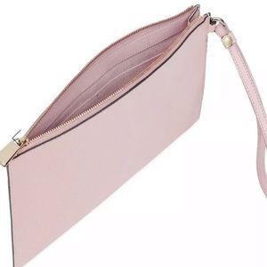 Furla | Bags | Furla Envelope Pink Leather Wristlet | Poshmark